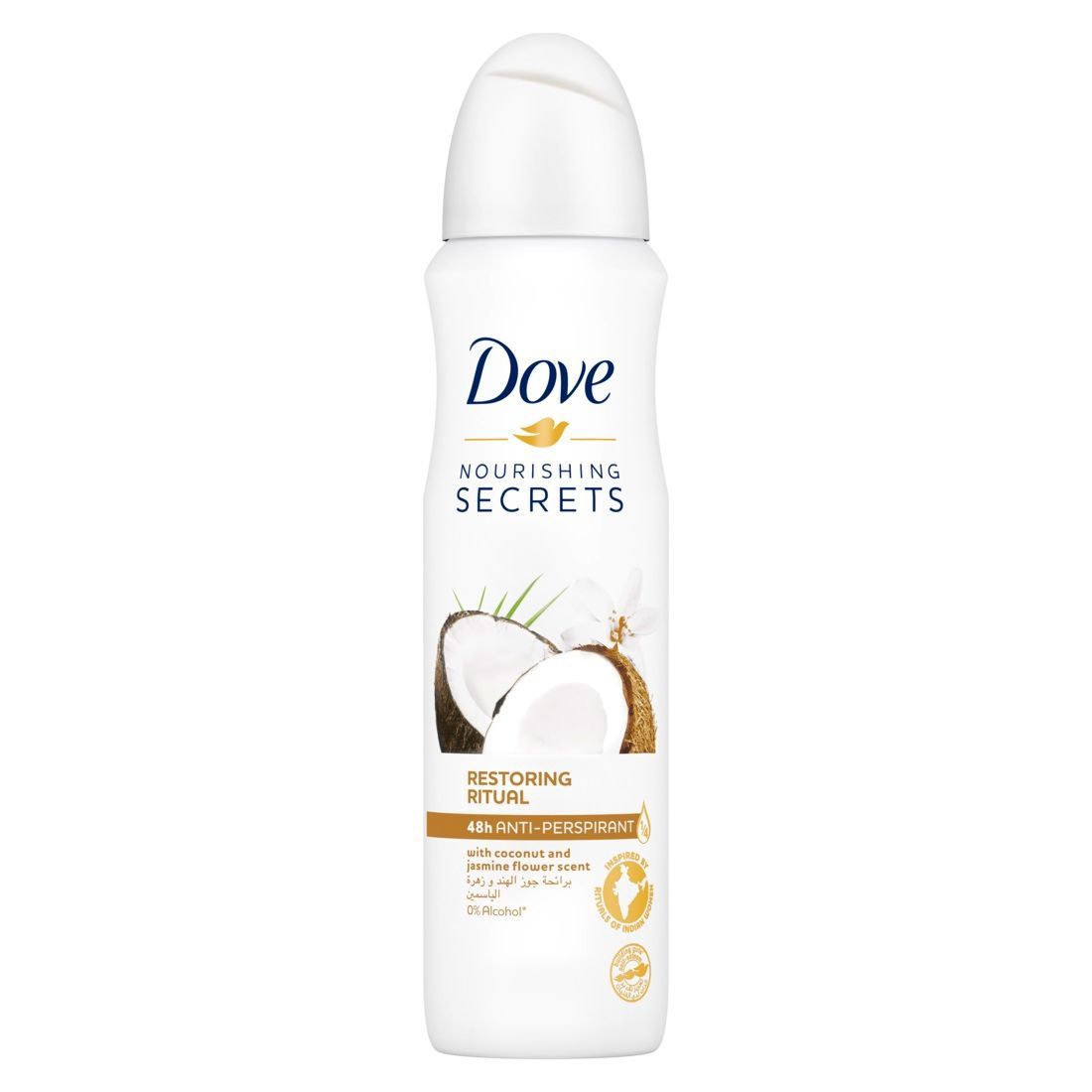 Buy Dove Women Nourishing Secrets Coconut & Jasmine Antiperspirant Deodorant Spray, 150ml Online ...