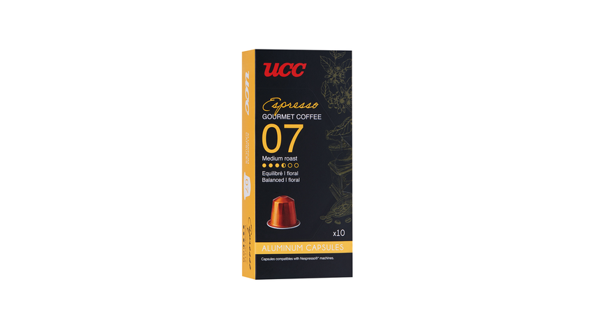 UCC 07 Gourmet Coffee Capsules Intensity Medium Roast 50g delivery in ...