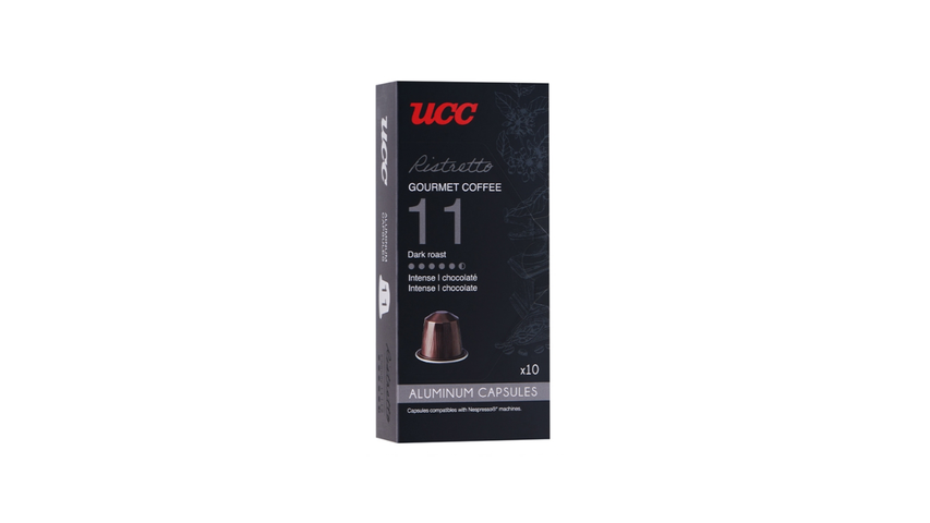 UCC 11 Gourmet Coffee Capsules Intensity Dark Roast 50g delivery in the ...