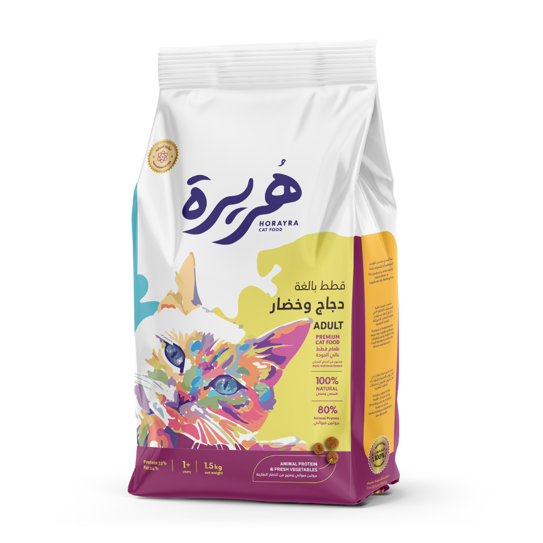 Buy Horayra Dry Cat Food For Adult, 1.5kg Online in Kuwait | Talabat Kuwait