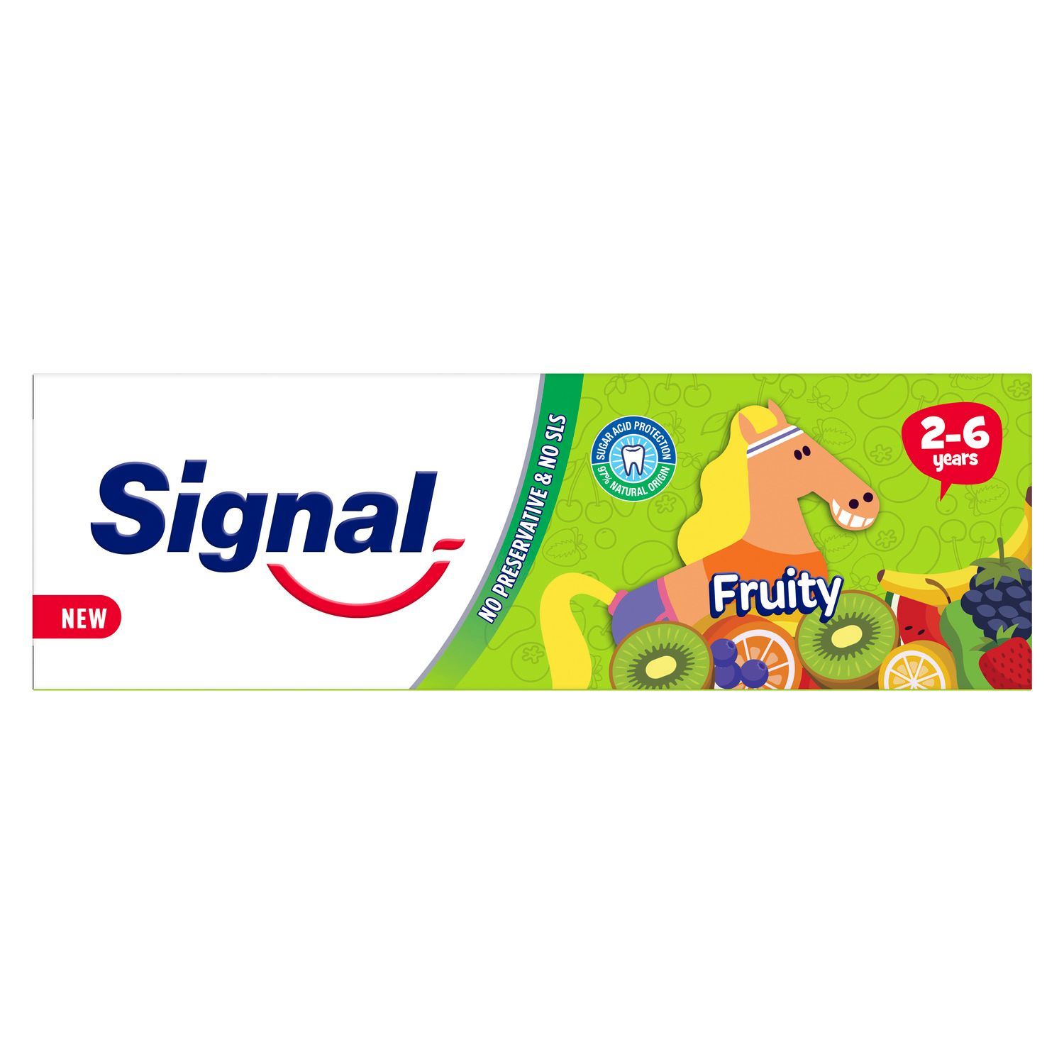 Buy Signal Kids Toothpaste Fruity Prevents Tooth Decay & Tooth Cavity ...