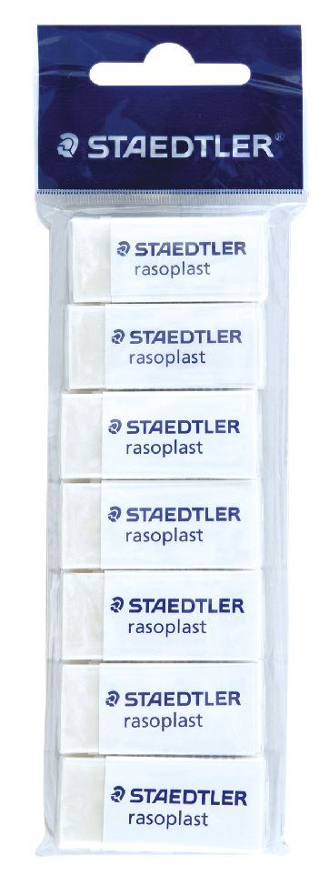 Buy Staedtler Rasoplast Eraser White Small, 7 Pieces Online in UAE ...