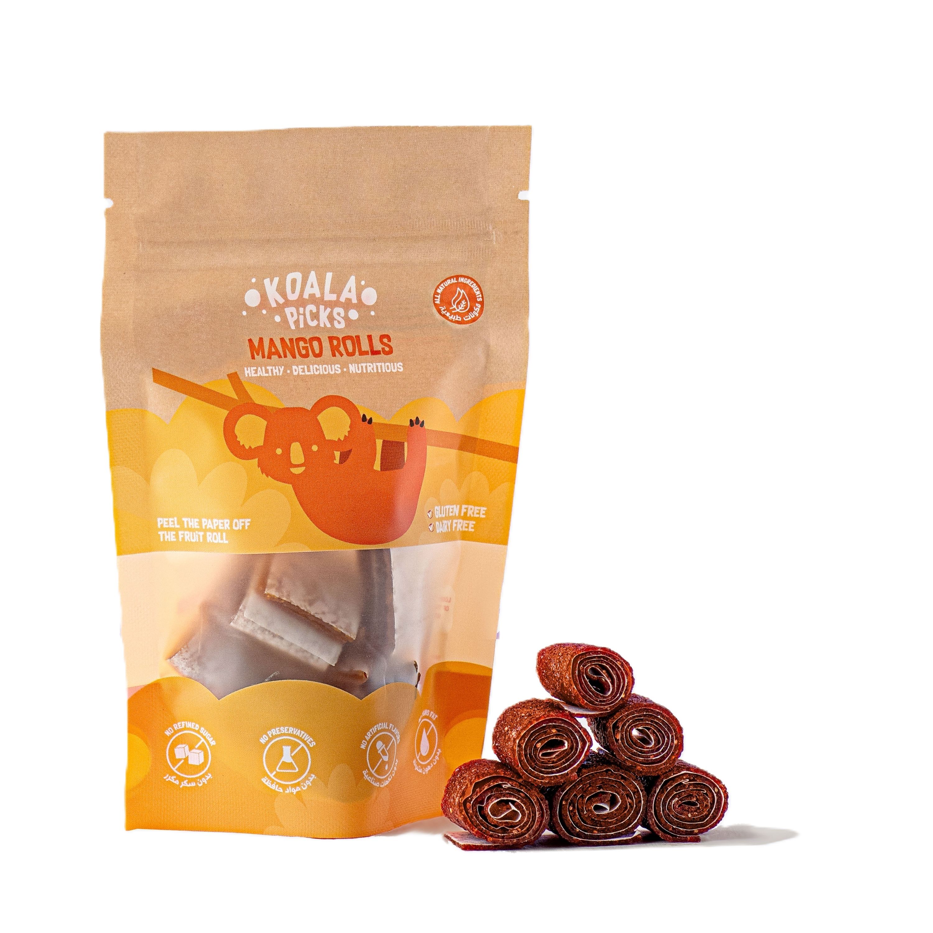Buy Koala Picks Mango Rolls Pack, 66g Online in UAE | Talabat UAE