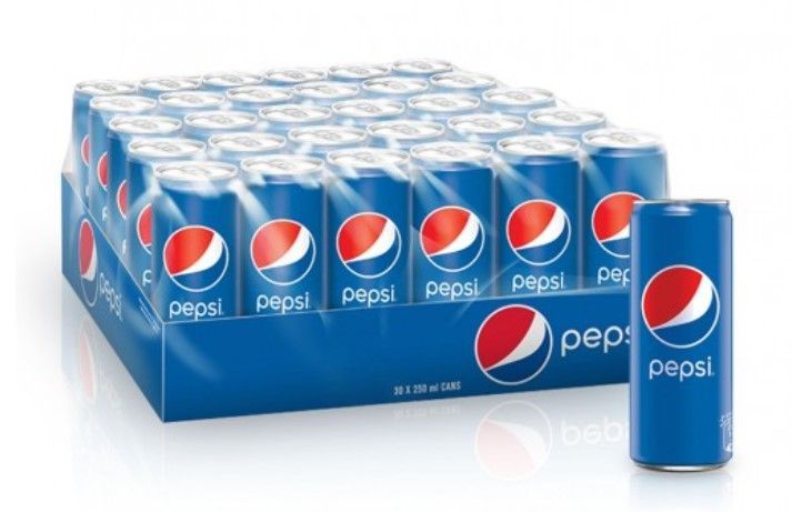 Buy Pepsi Regular Soft Drink Can, 30x250ml Online in Kuwait | Talabat ...