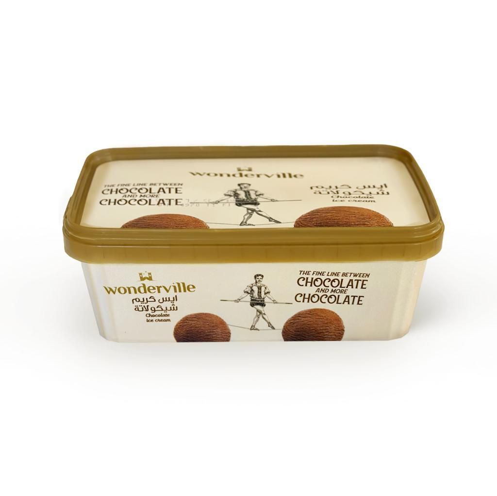 Buy Wonderville Chocolate Ice Cream, 900ml Online in Egypt | Talabat Egypt