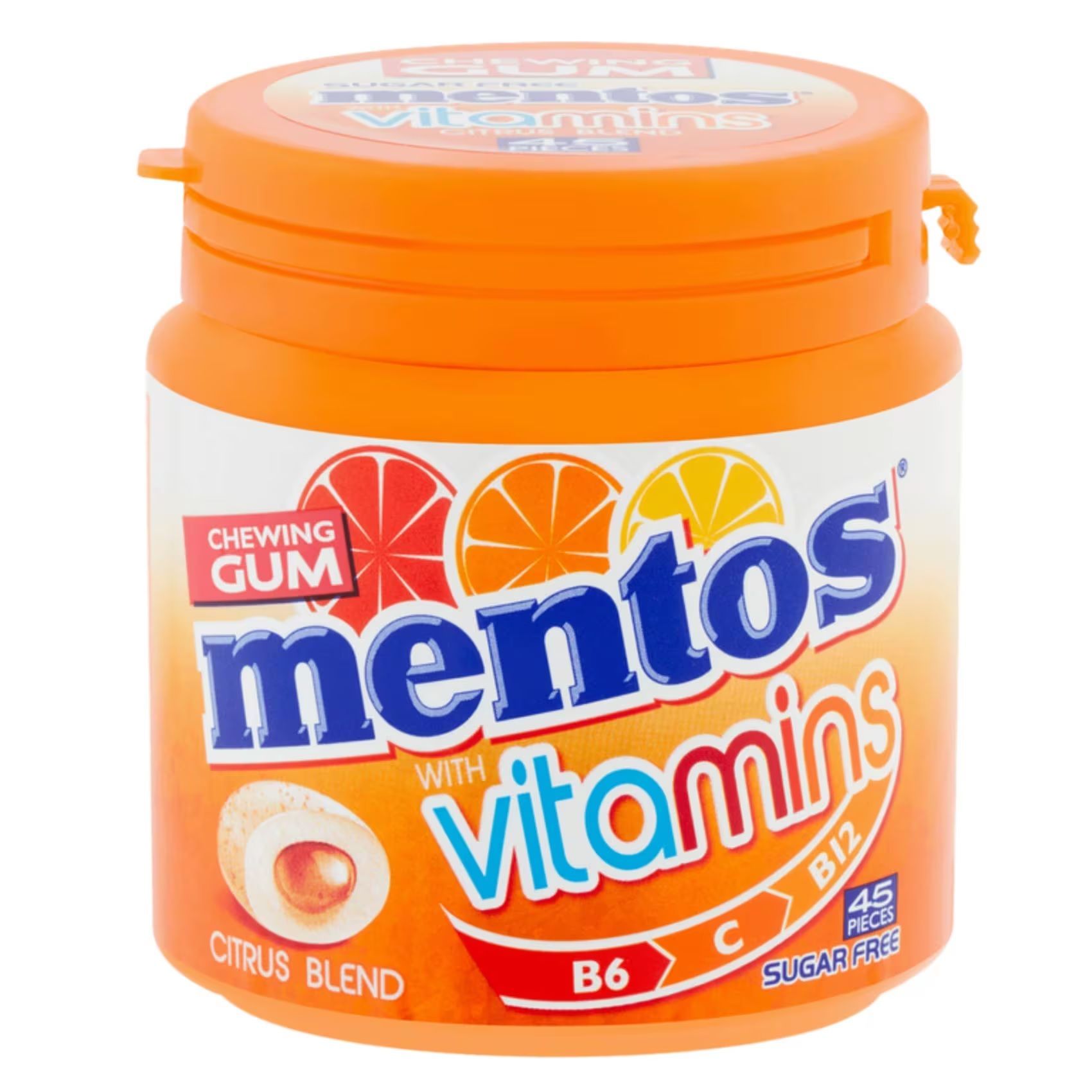Buy Mentos Vitamins Citrus Blend Chewing Gums, 45 Pieces, 90g Online in ...