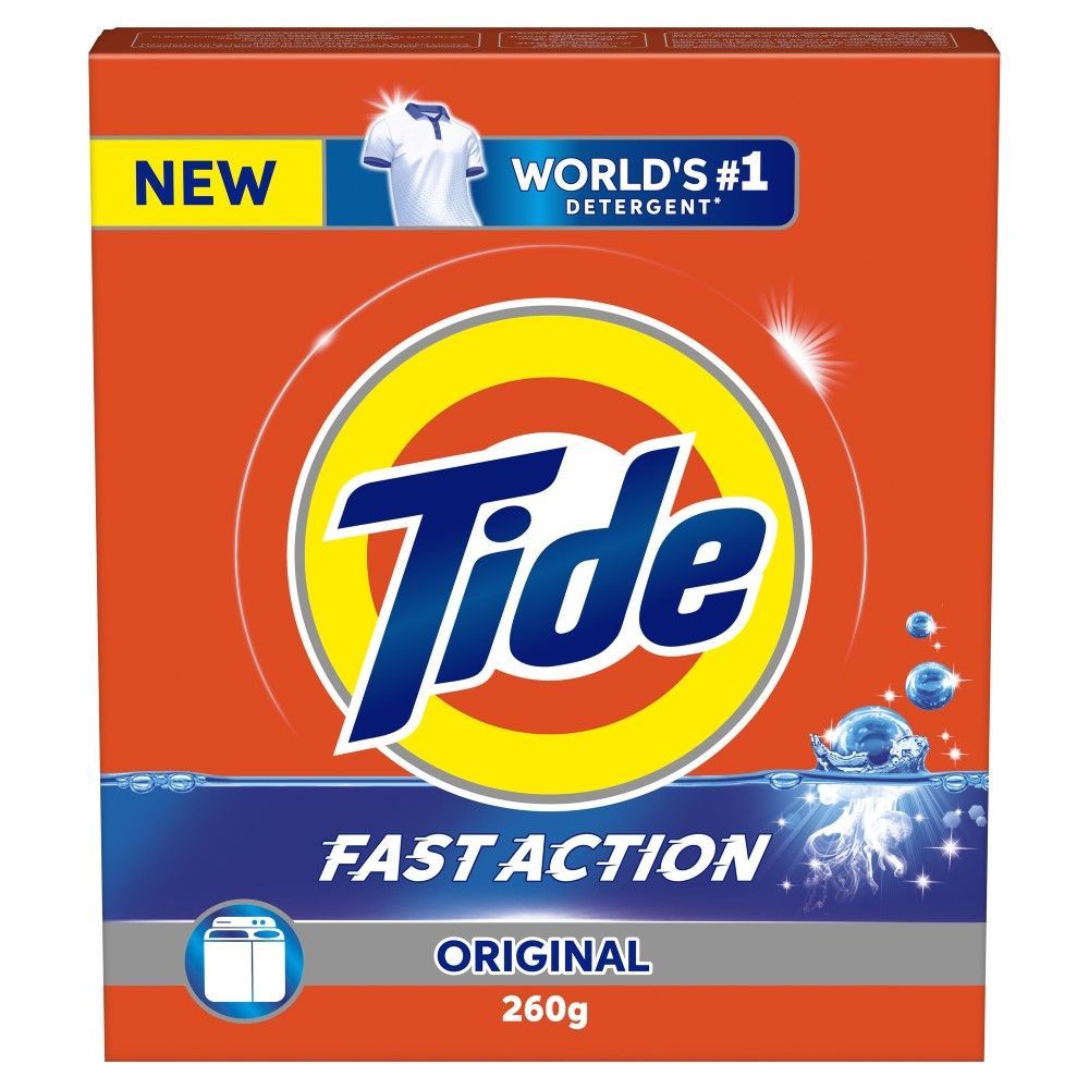 Buy Tide HS Original Powder Detergent Box, 260g Online in Kuwait ...
