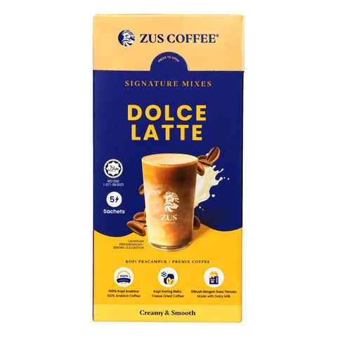 ZUS Coffee Signature Mixes Coffee Dolce Latte 5 Pieces delivery near ...