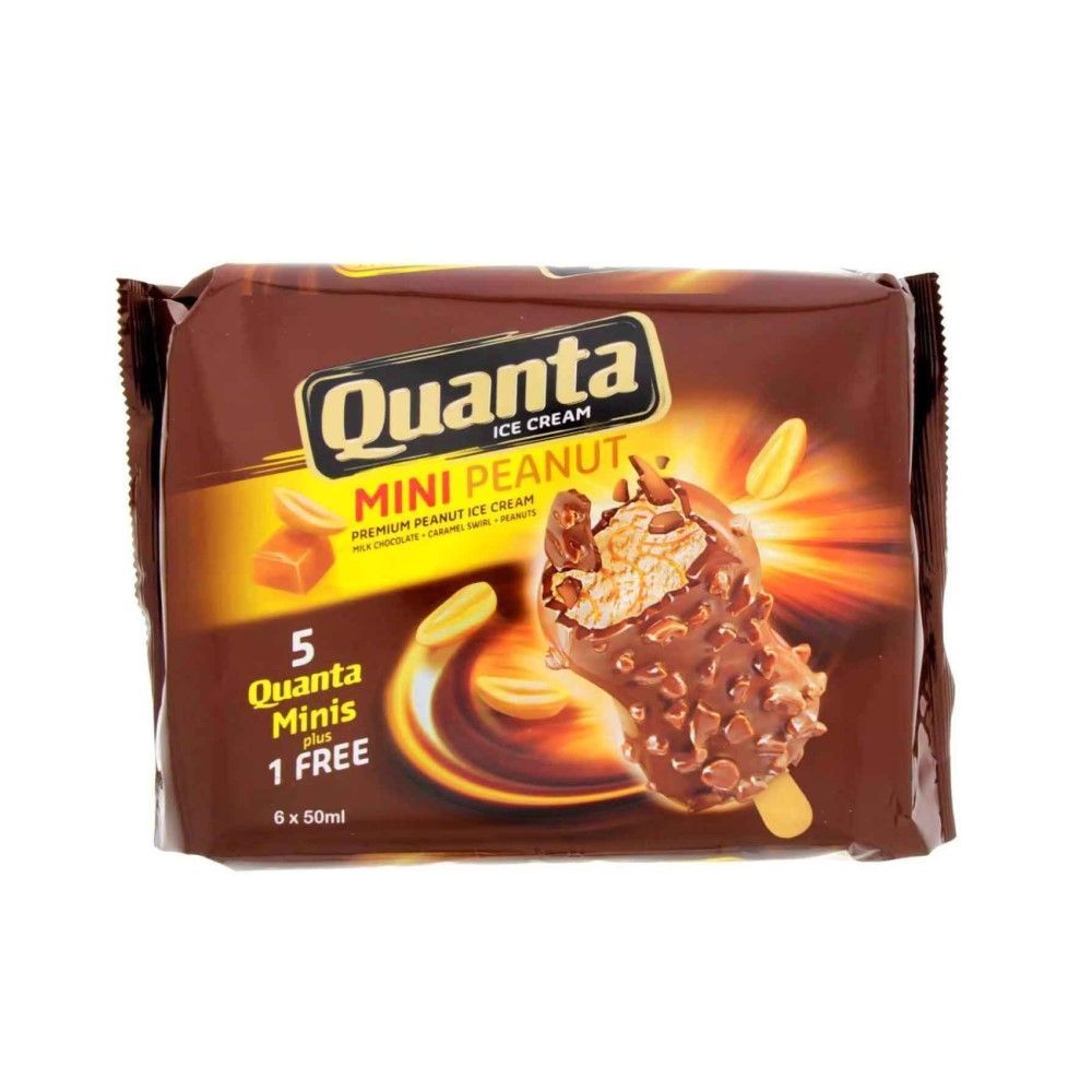 Buy Quanta Mini Peanut Ice Cream Stick, 6x50ml Online in Bahrain ...