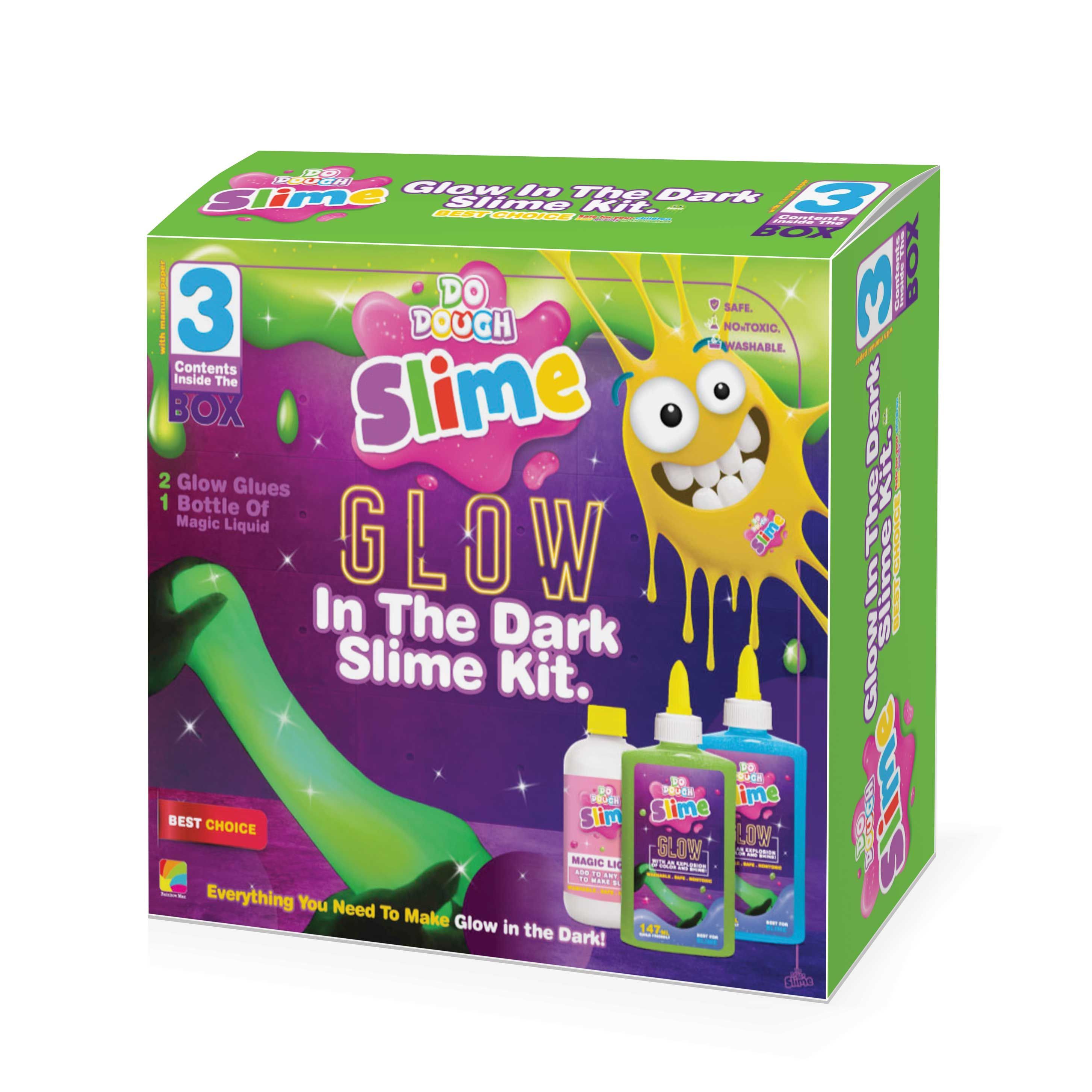Buy Do Dough Glow in the Dark Slime Kit, 3 Pieces Online in Kuwait ...
