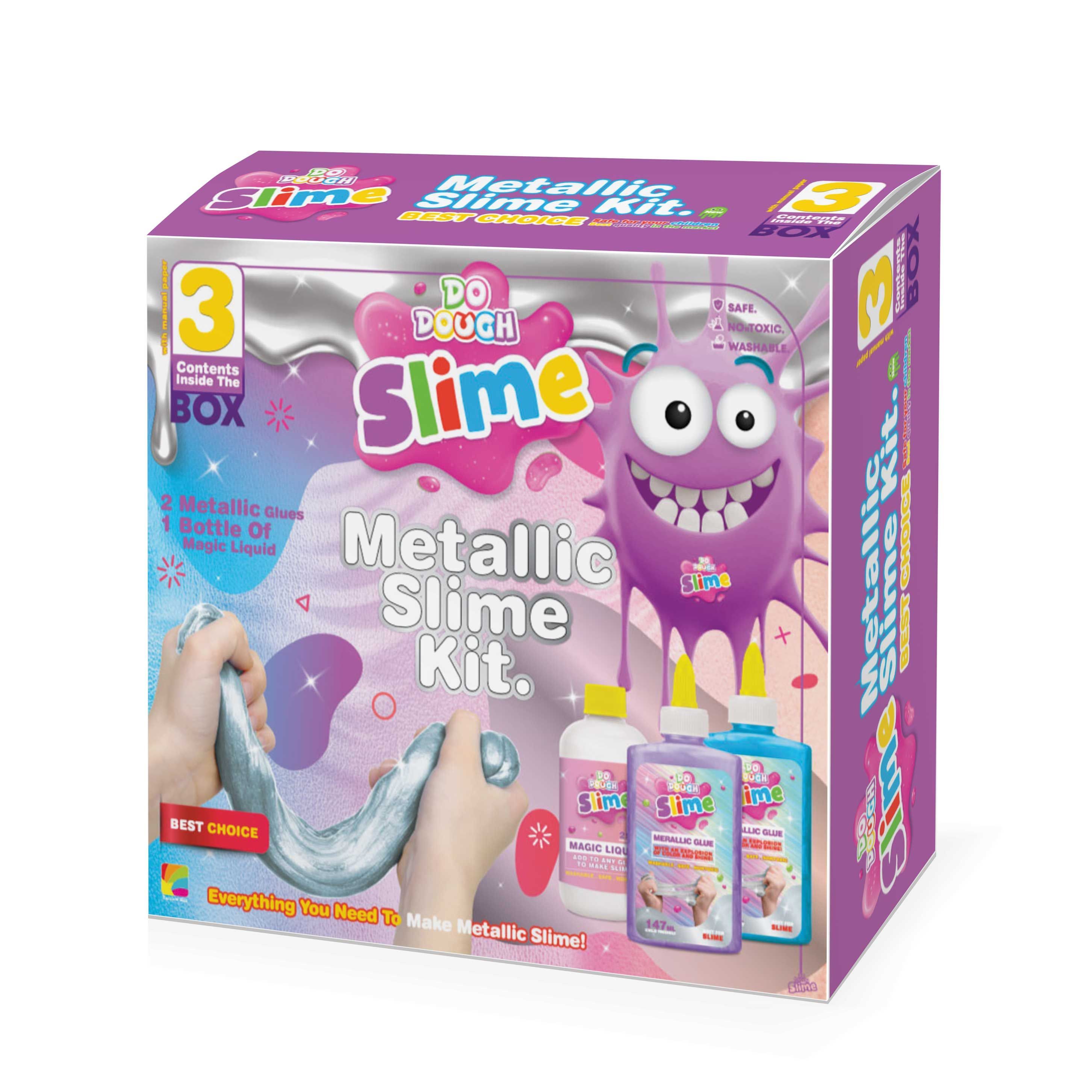 Buy Do Dough Purple Metallic Slime Set, 3 Pieces Online in Kuwait ...