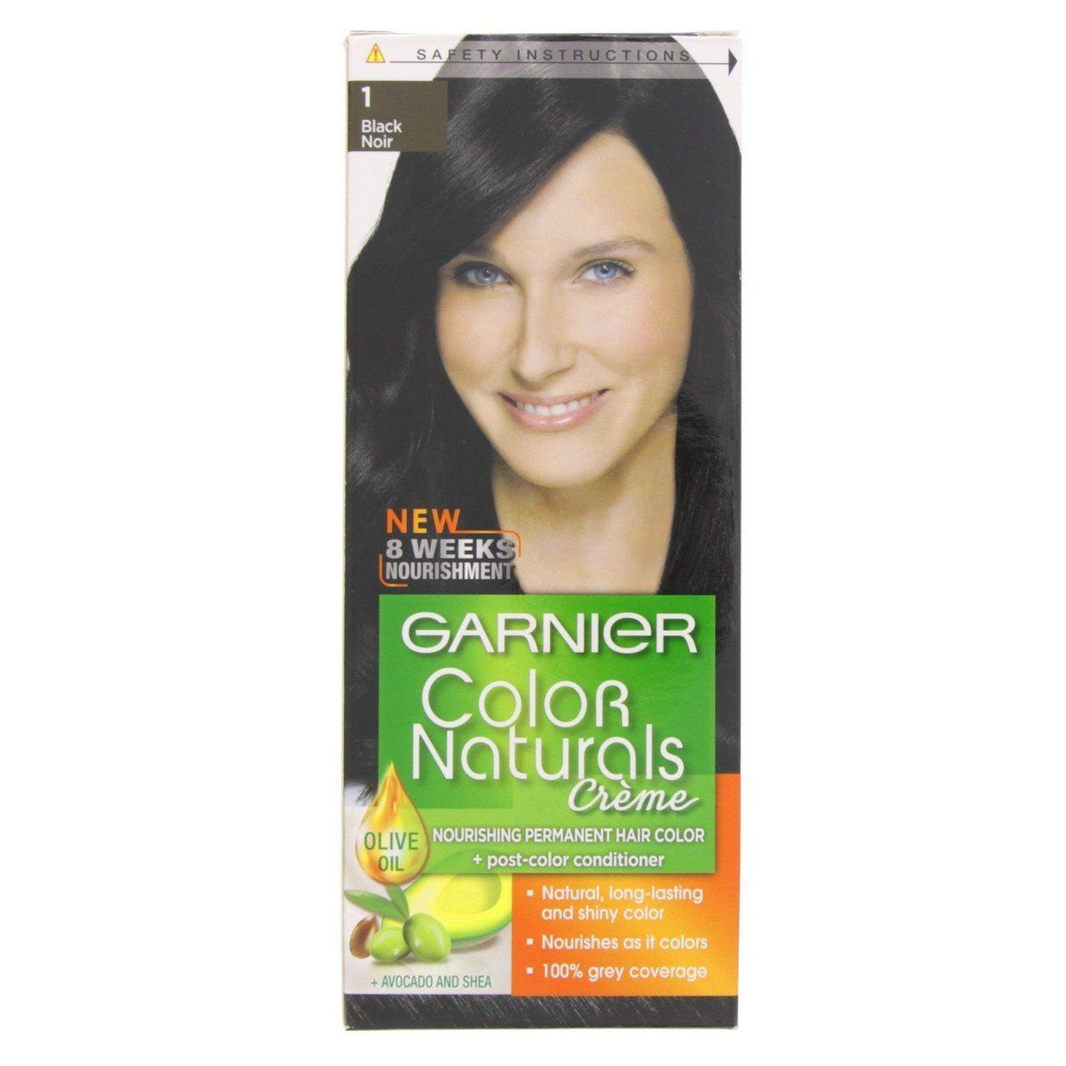 Buy Garnier Color Naturals Hair Color - 1 Blac, 2 Pieces Online in ...