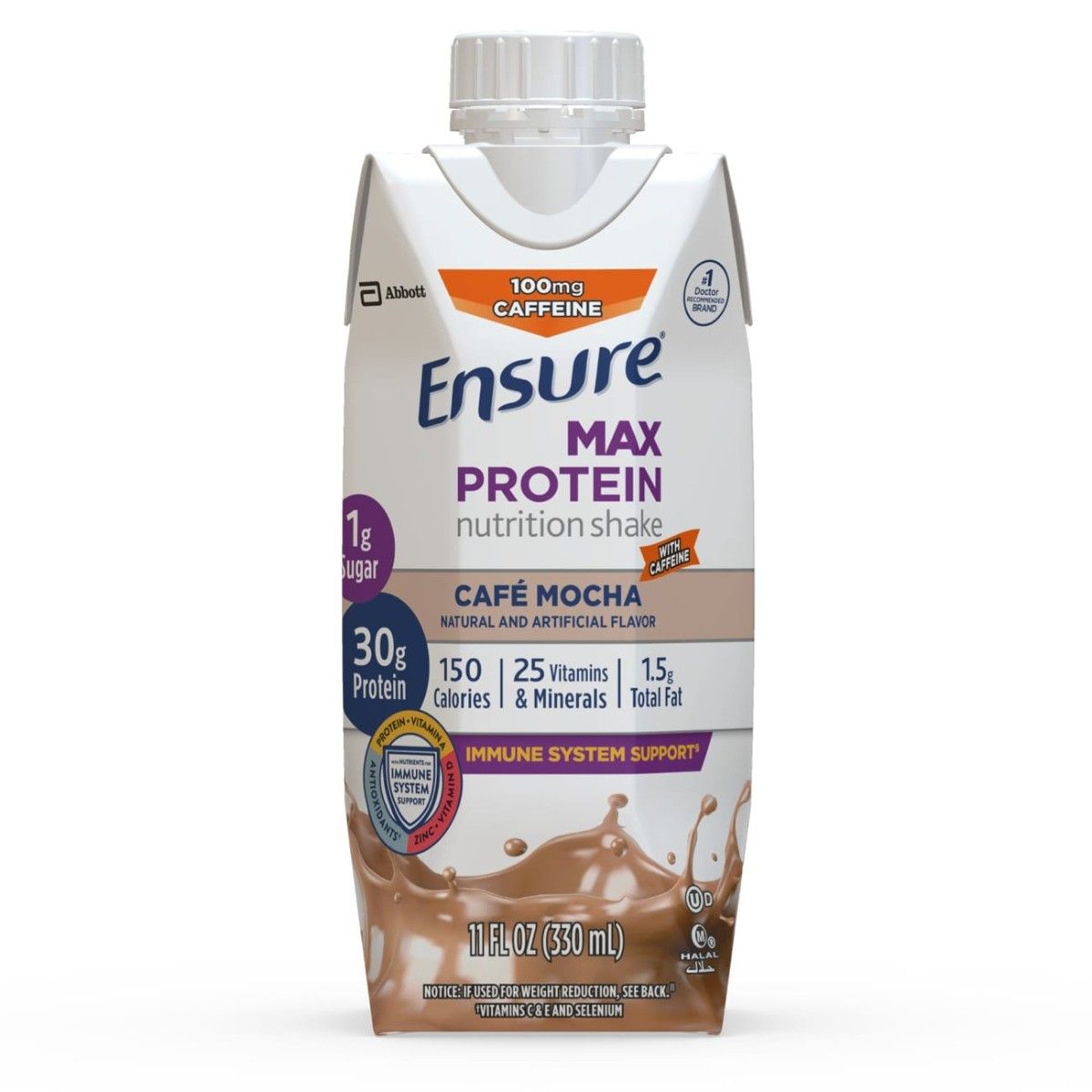 Buy Ensure Max Protein Cafe Mocha Nutrition Shake, 330ml Online in Oman ...
