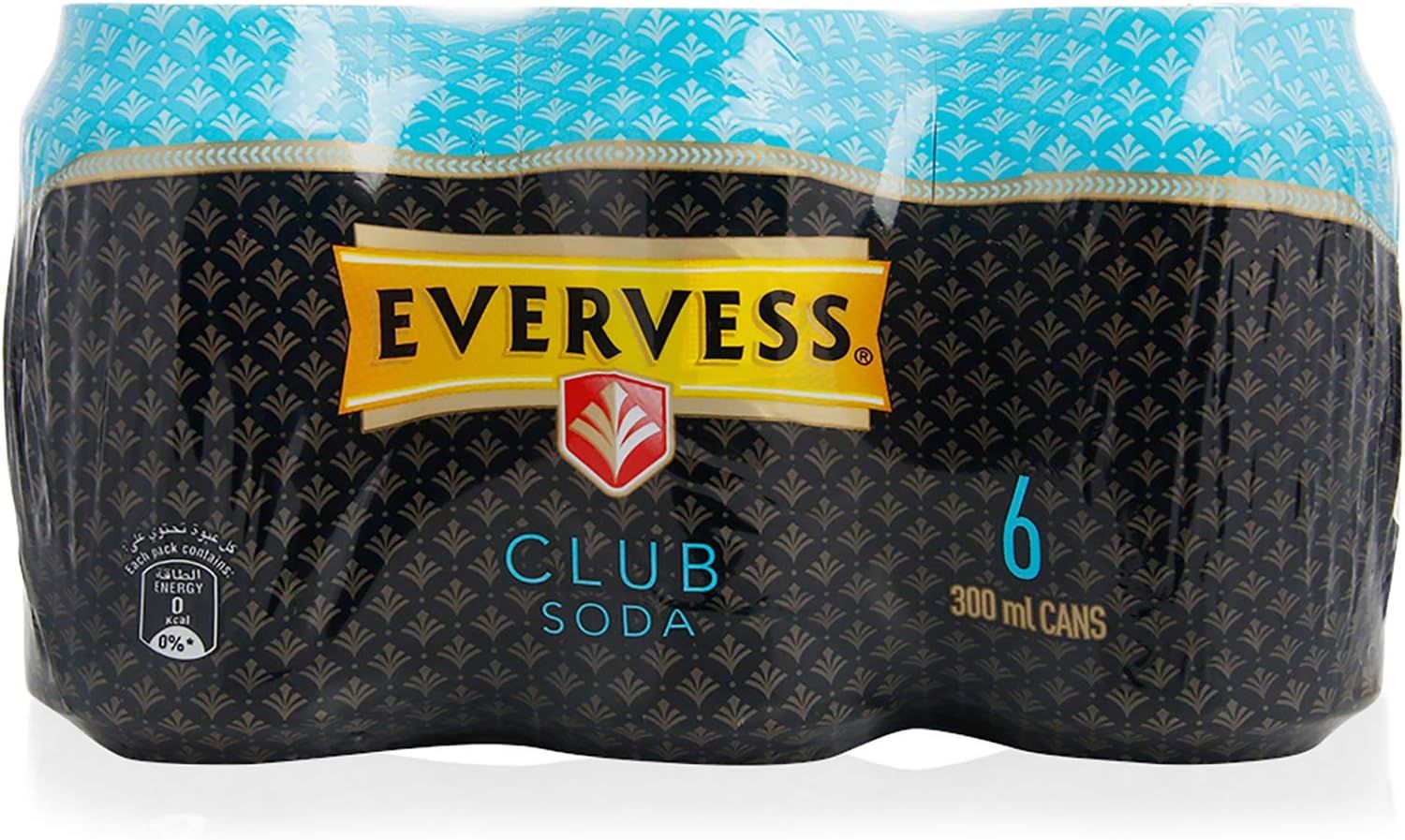 Buy Evervess Club Soda, 6x300ml Online in Bahrain | Talabat Bahrain