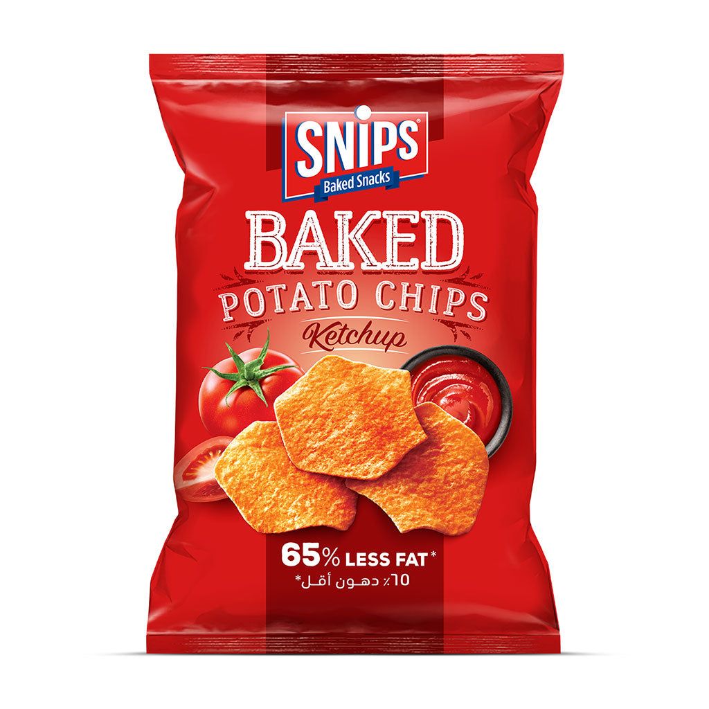 Buy Snips Potato Chips Ketchup, 62g Online in Jordan | Talabat Jordan