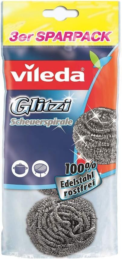Buy Vileda Inox Spiral Scourer, 2 Pieces Online in Bahrain | Talabat ...