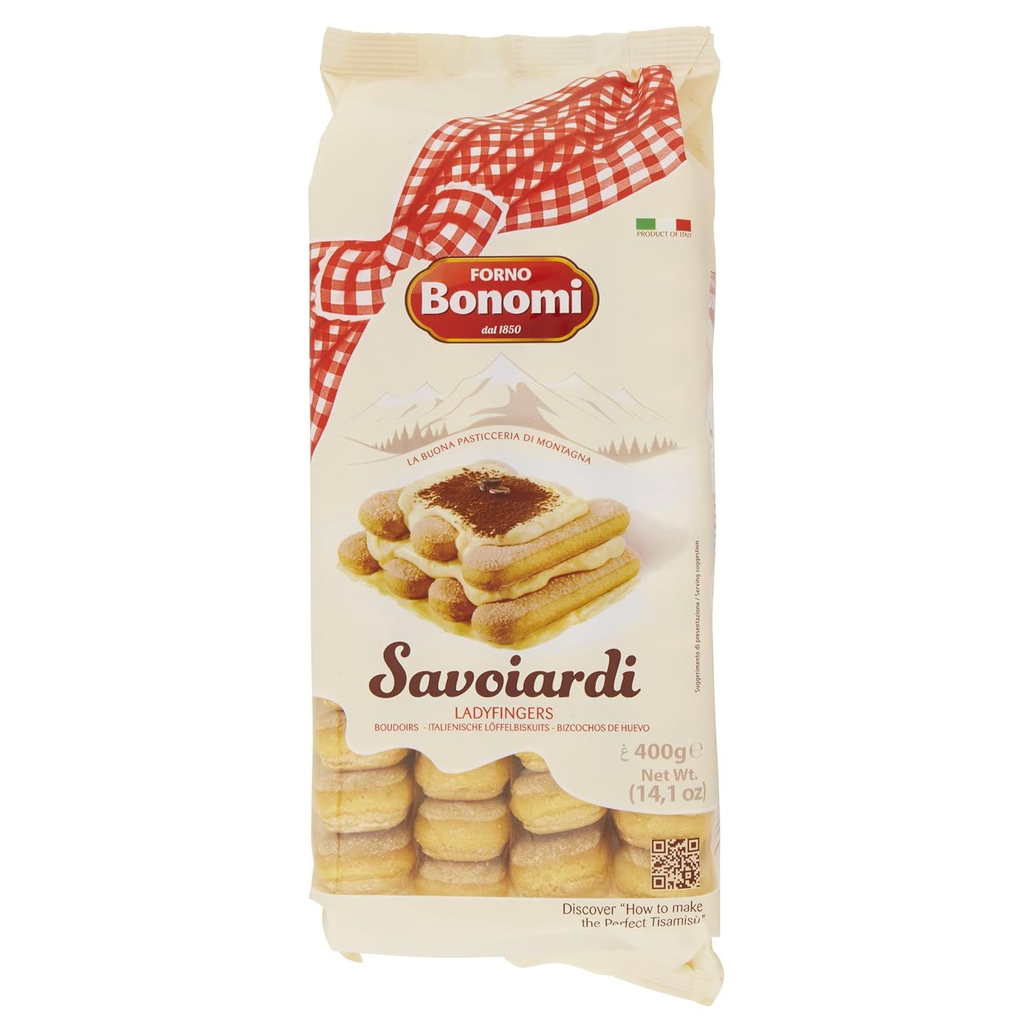 Buy Bonomi Savoiardi Ladyfinger Biscuits 400g Online in Oman | Talabat Oman
