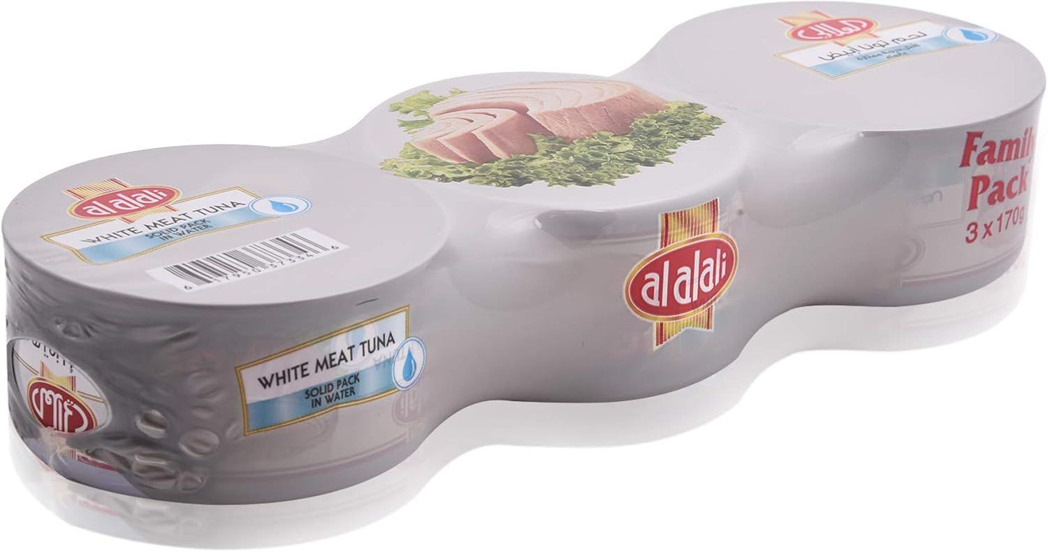 Buy Alali White Tuna Meat in Water Family Pack, 3x170g Online in Jordan ...