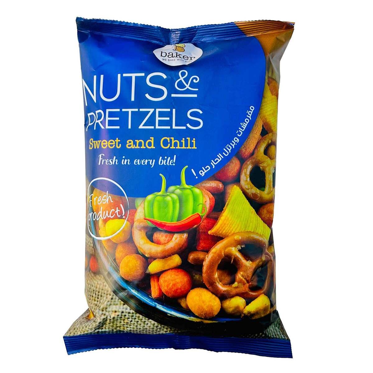 Buy Baker Nuts & Pretzels Sweet And Chilli 270 gm Online in Jordan ...