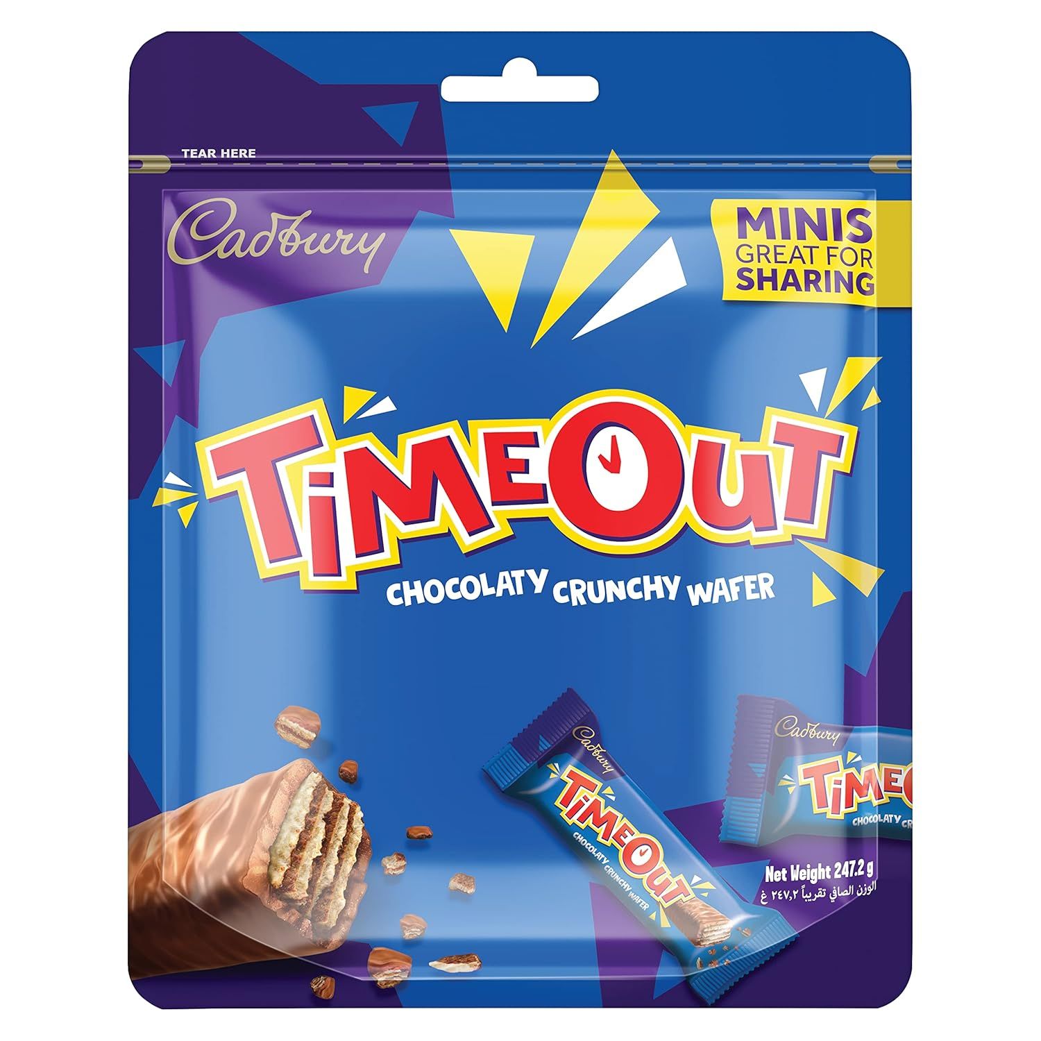 Buy Cadbury Time Out Chocolaty Crunchy Wafer 247.2 g Online in Bahrain ...