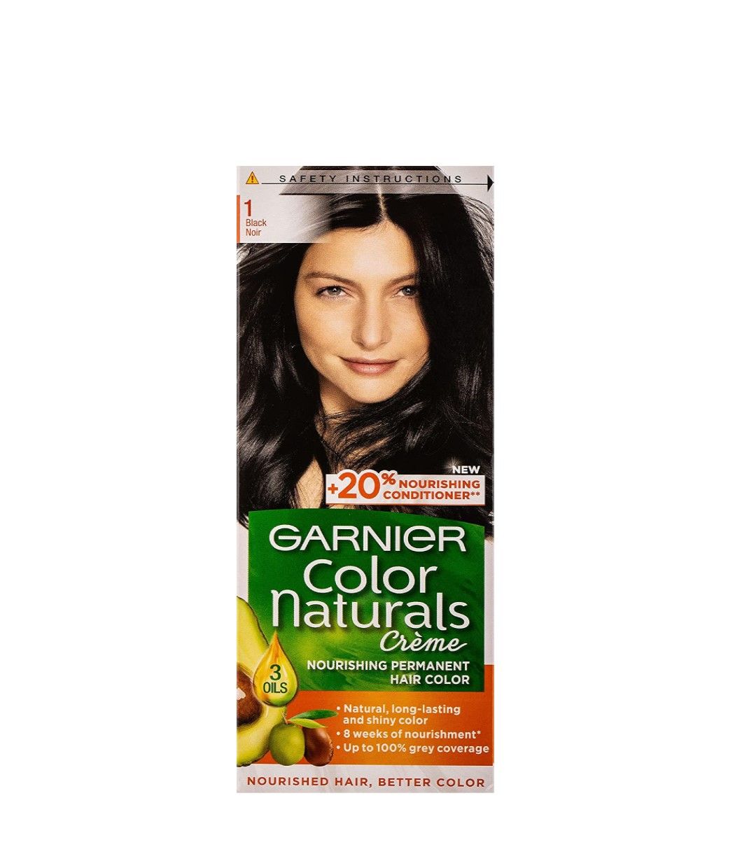 Buy Garnier Naturals Colors 1 Black Hair Color Kit Online in Egypt ...