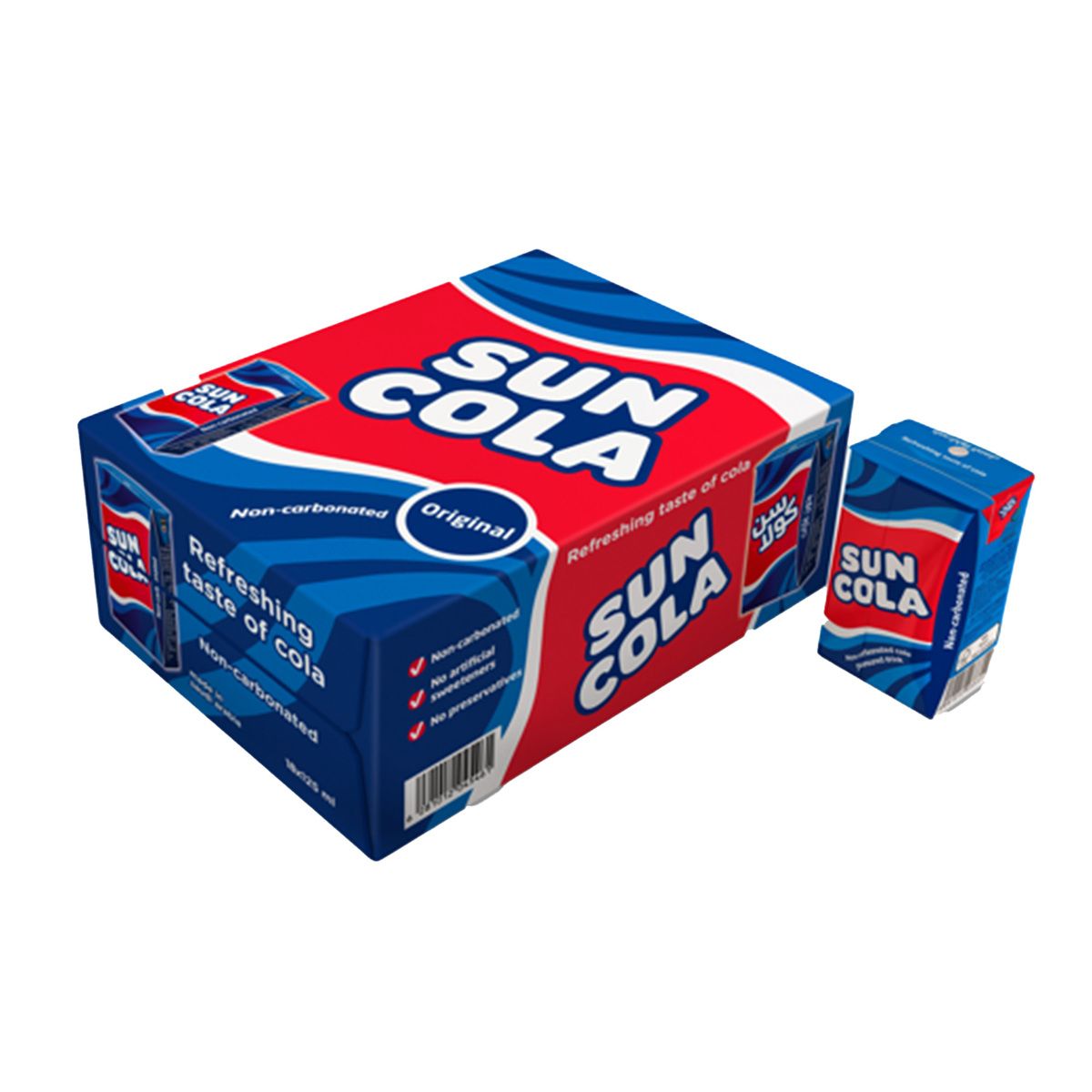 Buy Suncola Non-Carbonated Cola Flavoured Drink, 18x125ml Online in ...