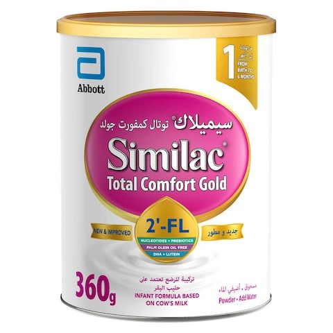 Buy Similac Total Comfort Gold Baby Formula, Stage 1, From Birth to 6 ...