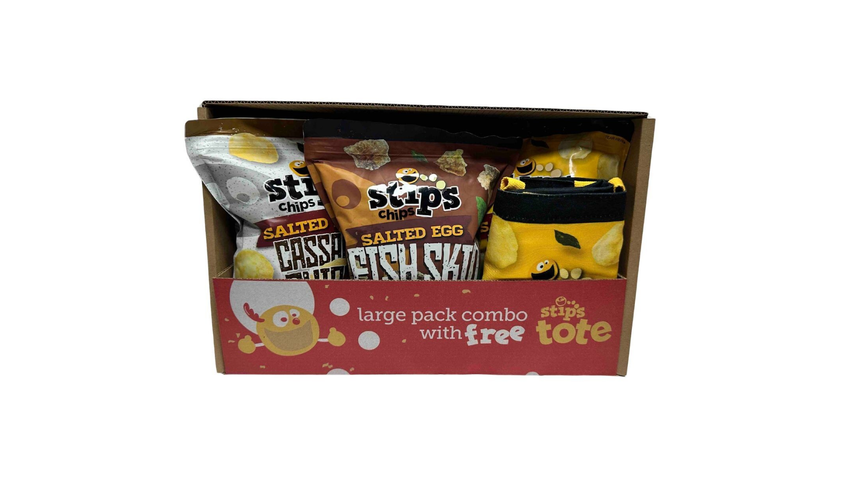 Stip's Chips Large Pack Original Bundle with Free Stip's Tote 1 Set ...