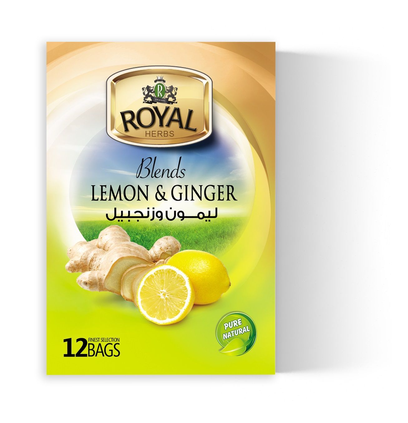 Buy Royal Lemon And Ginger 12 pcs Online in Egypt | Talabat Egypt