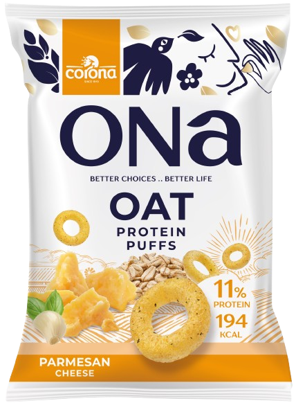 Buy Ona Oat Protein Puffs Parmesan Cheese 50 Gm Online in Egypt ...