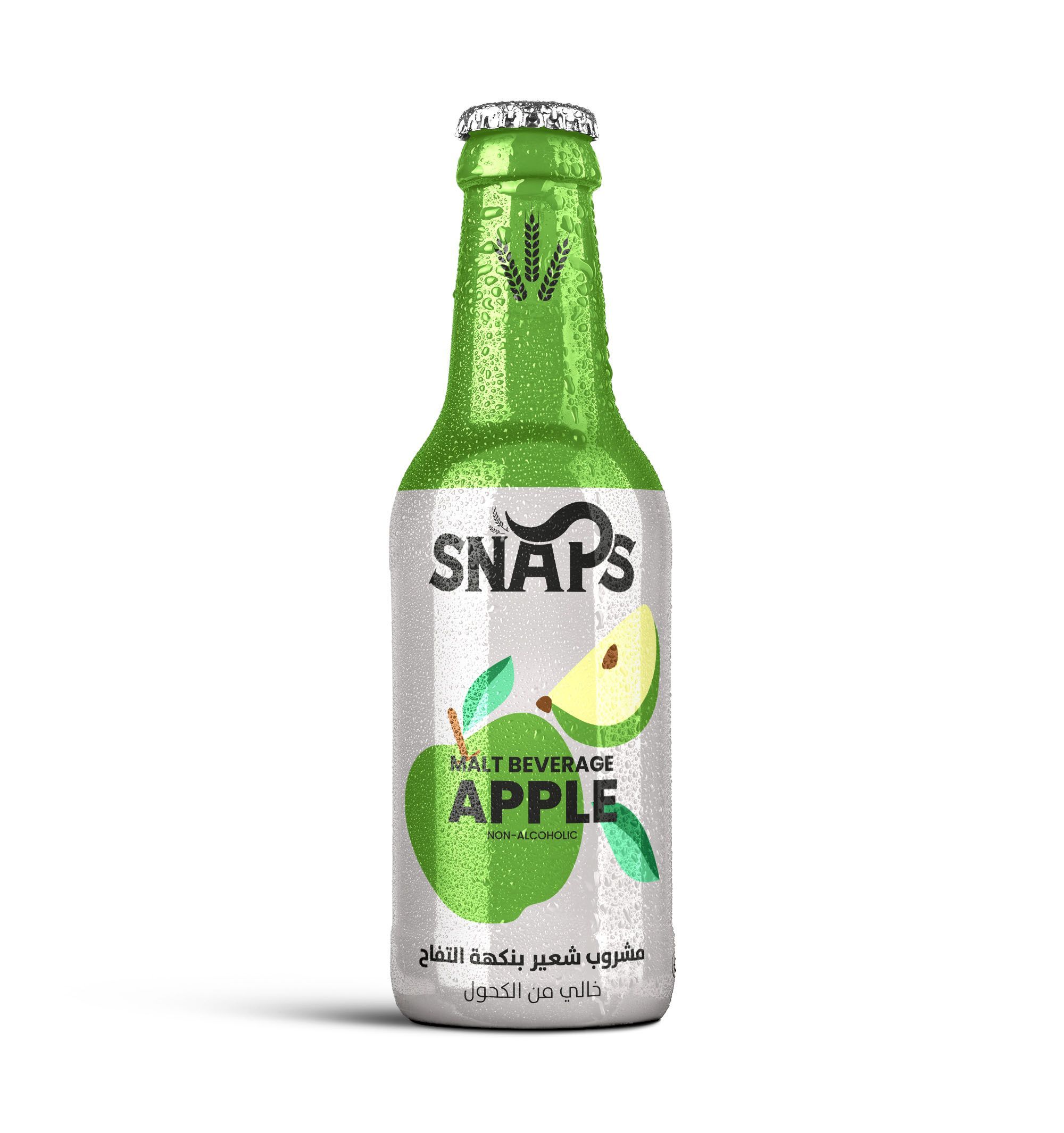 Buy Snaps Apple Flavor Malt Beverage, 250ml Online in Egypt | Talabat Egypt
