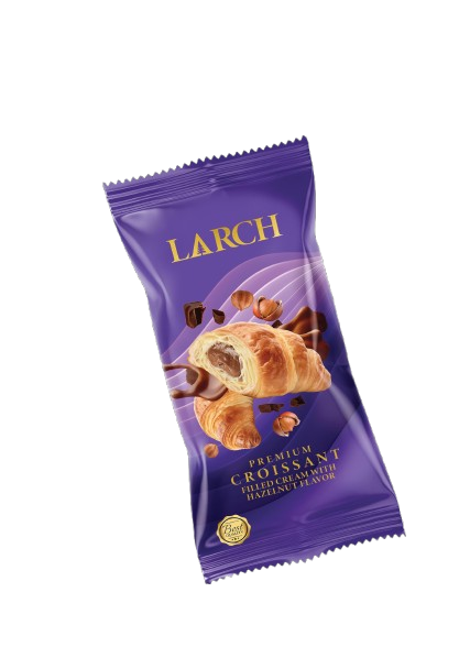 Buy Larch Croissant Stuffed with Hazelnut Flavored Cream, 62g Online in ...