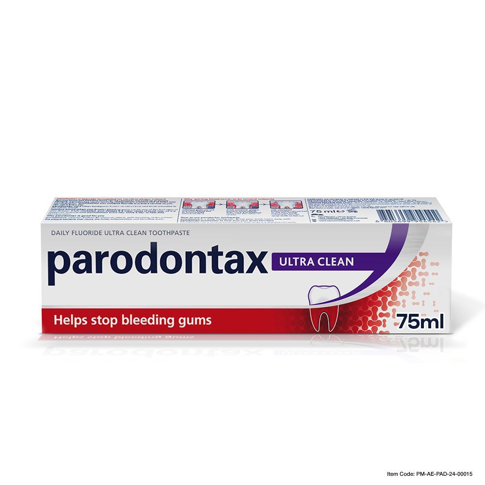 Buy Parodontax Ultra Clean Toothpaste, for Bleeding Gums 75ml Online in ...