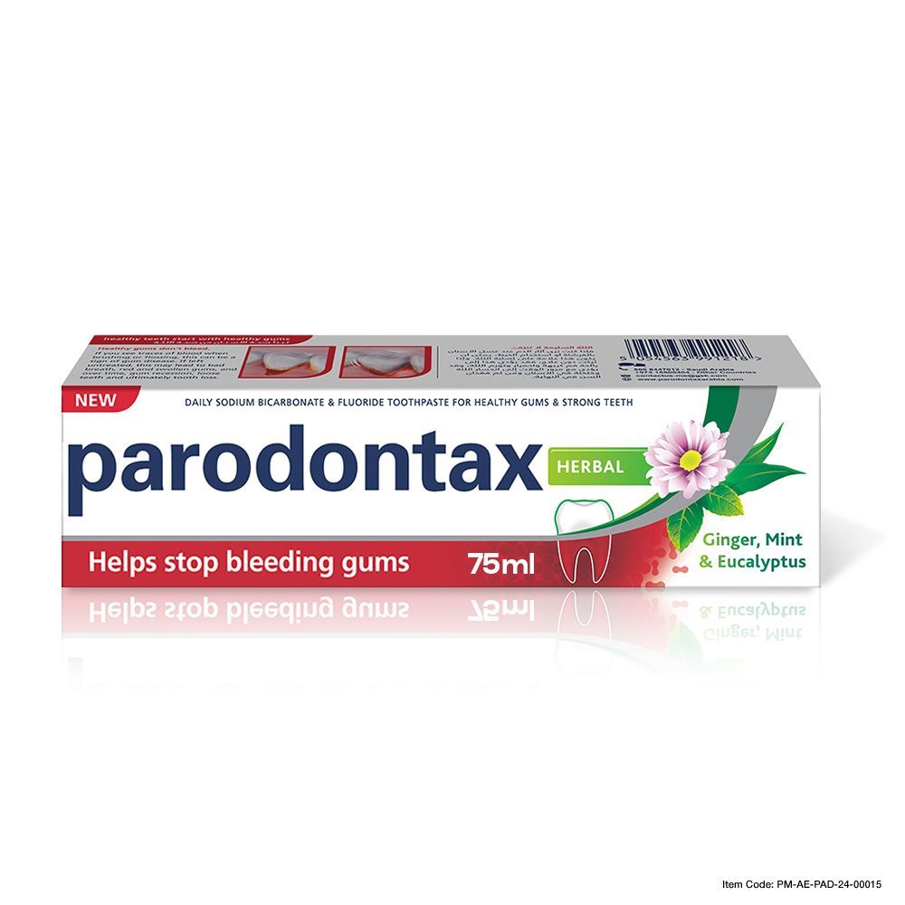 Buy Parodontax Herbal Toothpaste for Bleeding Gums ,75ml Online in Oman ...