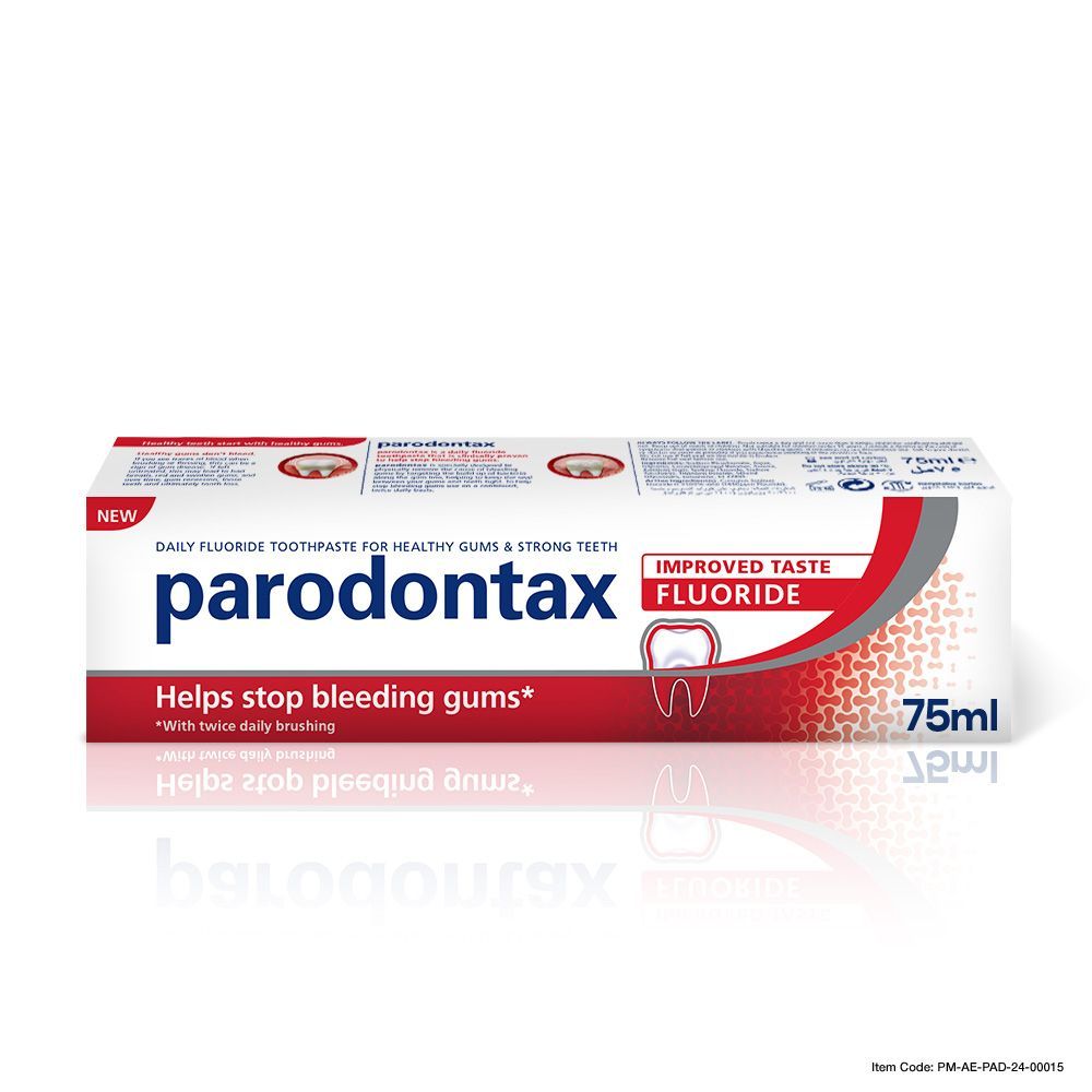 Buy Parodontax Fluoride Toothpaste for Bleeding Gums, 75ml Online in ...