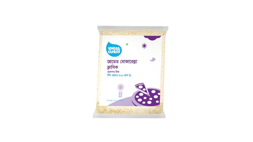 Aarong Shredded Mozzarella Cheese 200g delivery in Bangladesh | foodpanda