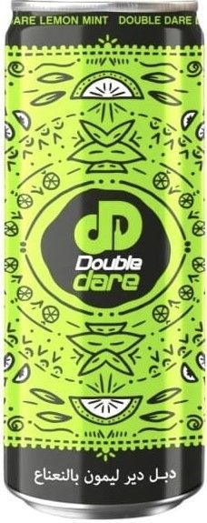Buy Double Dare Lemon Mint Carbonated Drink Can, 250ml Online in Egypt | Talabat Egypt