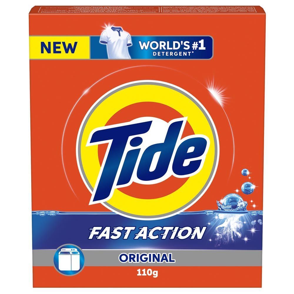 Buy Tide Fast Action Original Detergent Powder, 110g Online in Oman ...