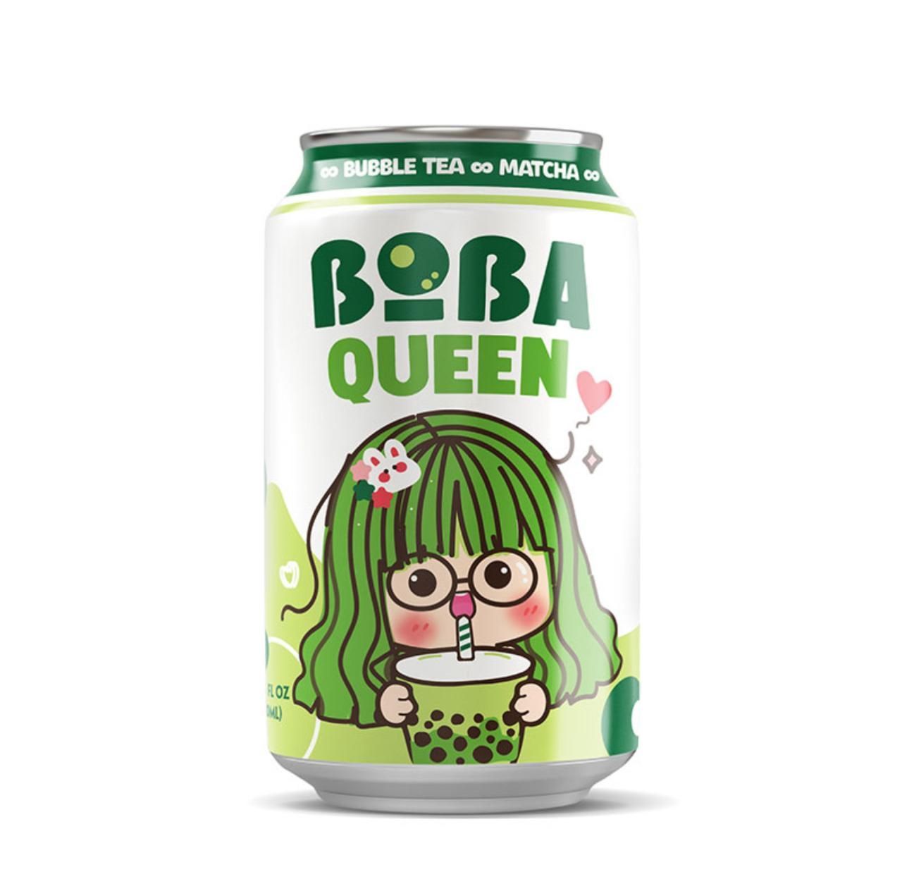 Buy Boba Queen Matcha Bubble Tea, 330ml Online in Egypt | Talabat Egypt