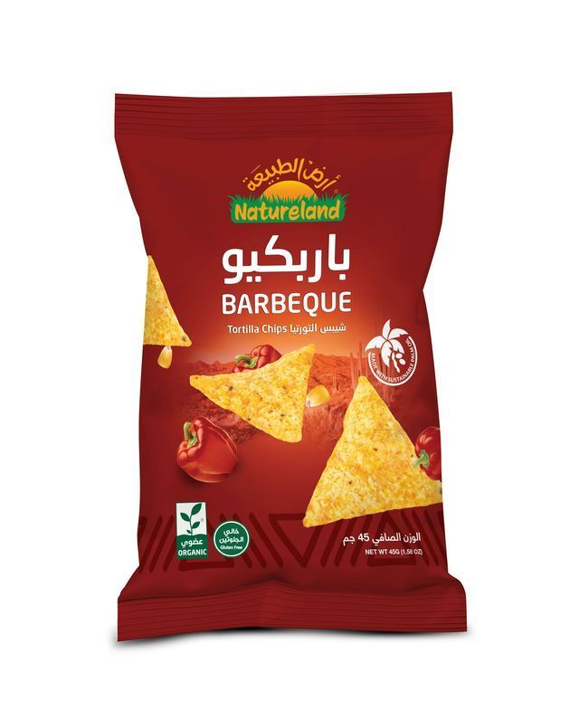 Buy Natureland Barbeque Tortilla Chips, 45g Online in Kuwait | Talabat ...
