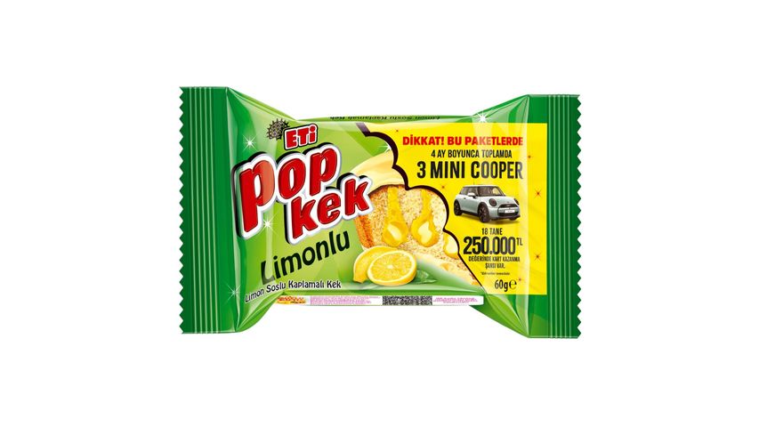 Eti Popkek Limonlu Kek 60 g - yemeksepeti.com