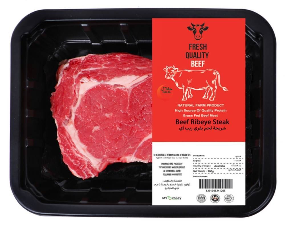 Buy Beef Ribeye Australia, 200g Online in UAE | Talabat UAE
