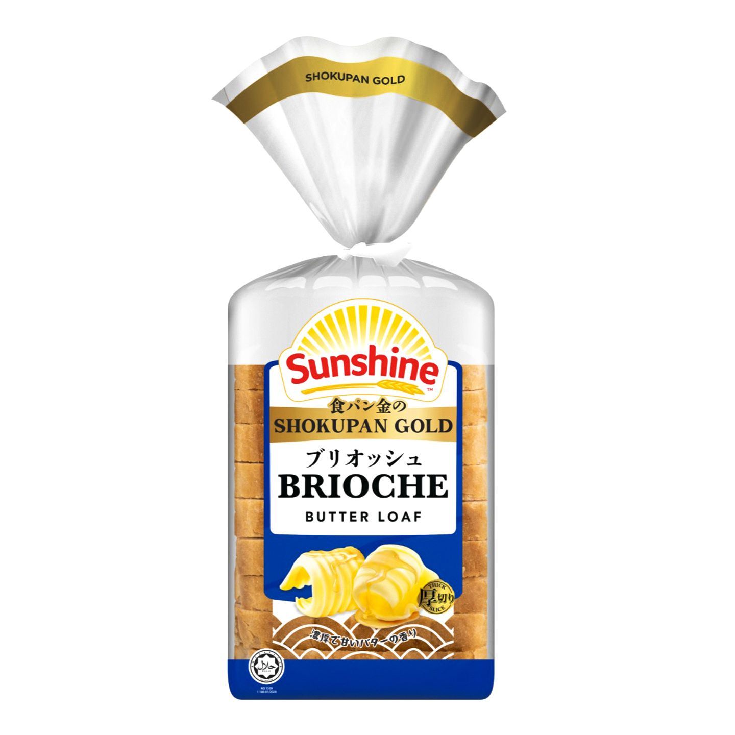 Sunshine Shokupan Gold Brioche Butter Loaf 300g delivery near you in ...