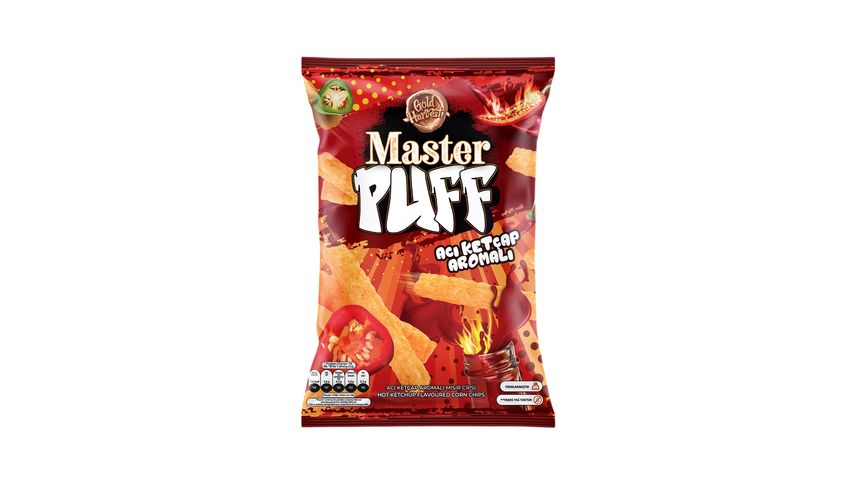Master Puff Acı Ketçap Aromalı Mısır Çerezi 90 g - yemeksepeti.com