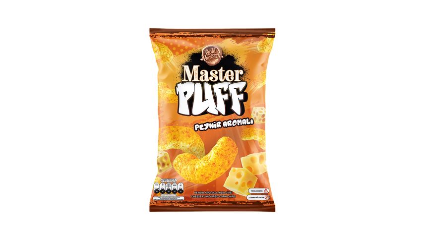 Master Puff Peynir Aromalı Mısır Çerezi 90 g - yemeksepeti.com