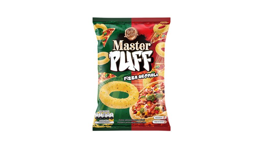 Master Puff Pizza Aromalı Mısır Çerezi 90 g - yemeksepeti.com