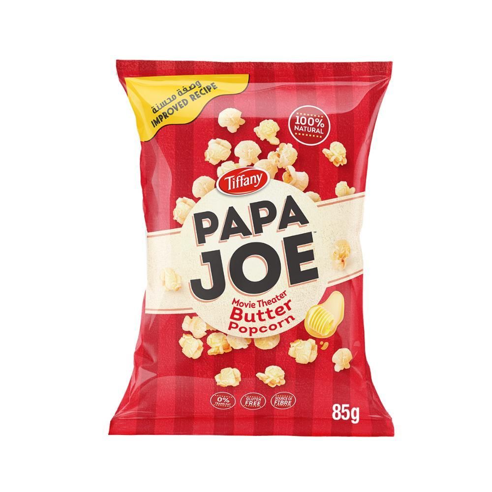 Buy Tiffany Papa Joe Butter Popcorn, 85g Online in UAE | Talabat UAE