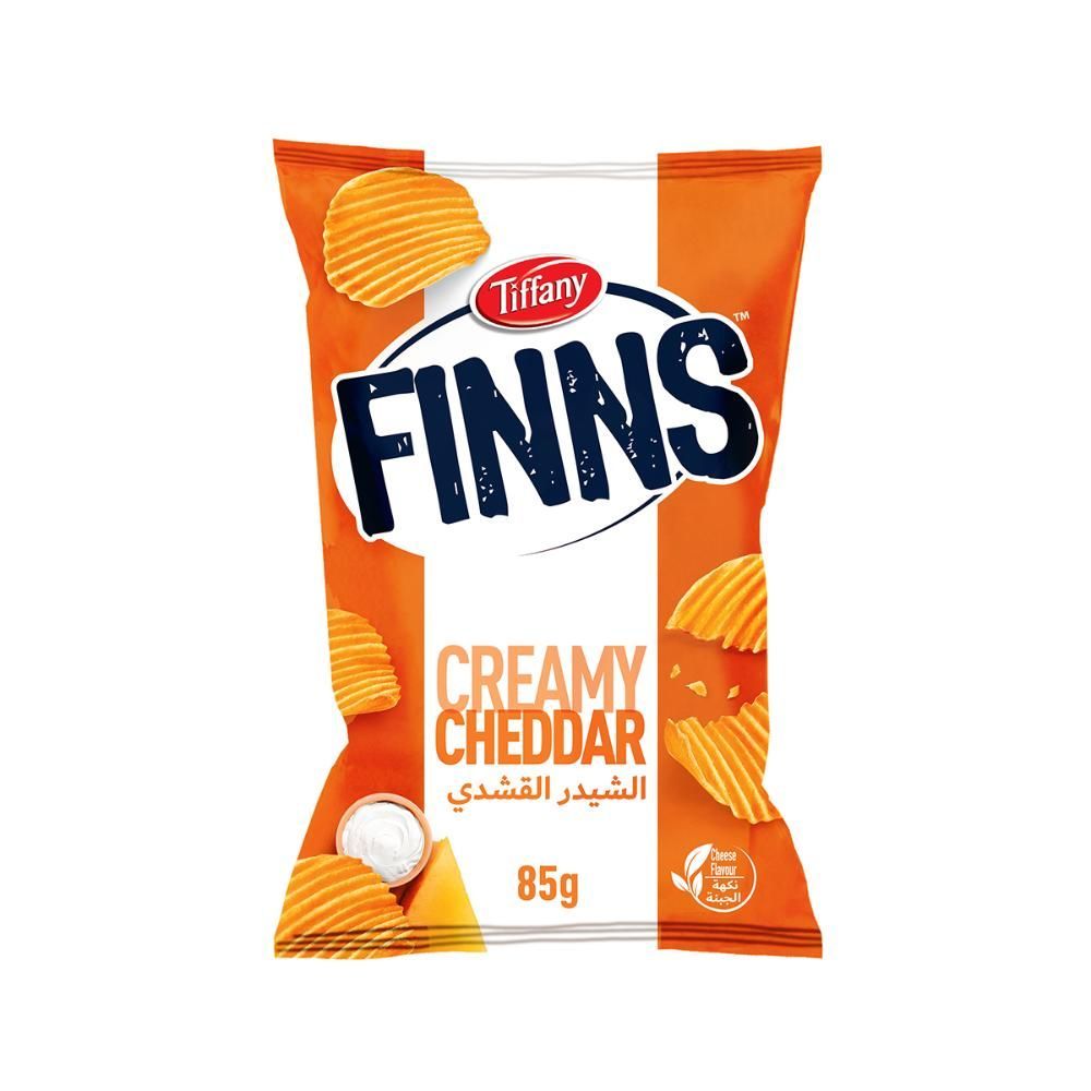 Buy Tiffany Finns Potato Chips Cheddar Cheese, 85g Online in UAE ...