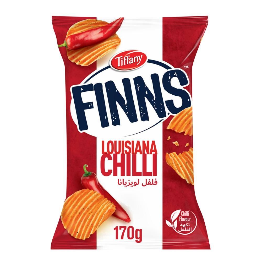Buy Tiffany Finns Potato Chips Louisiana Chilli, 170g Online in UAE ...