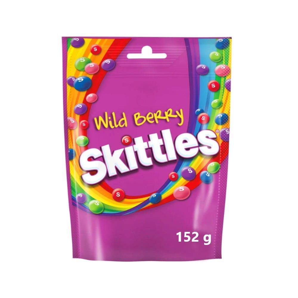 Buy Skittles Wild Berry Chewy Candy Pouch, 152g Online in Egypt ...